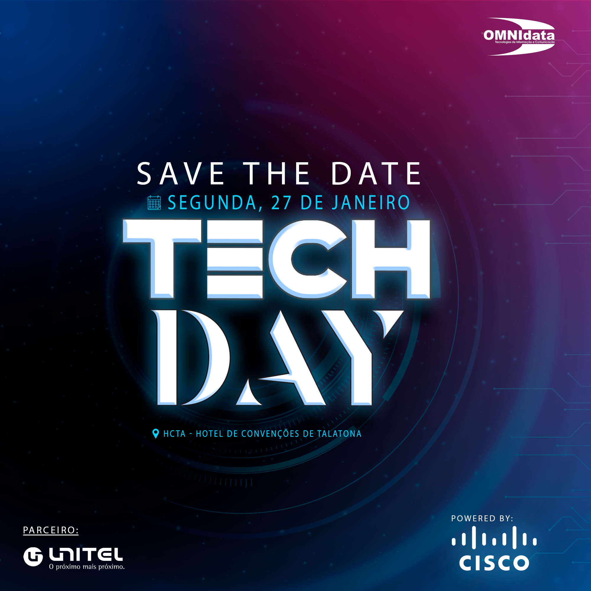 OMNIdata e Cisco realizam com o Tech Day em parceria com a UNITEL - OMNIdata